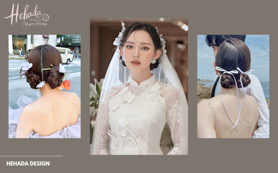 TOP 20 Kiểu Tóc Cô Dâu Đẹp, Sang Trọng Nhất Hiện Nay